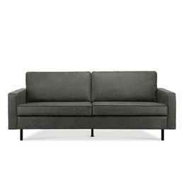 KONSIMO Einzelsofa Invia grau Ma&szlig;e (cm): B: 209 H: 87 Sofas > Sofas nach Material > Ledersofas &raquo; Sofa DE
