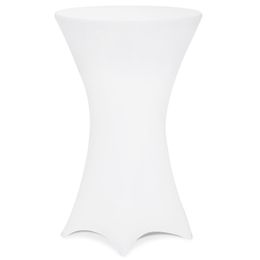Detex Stehtischhusse &Oslash;80 cm wei&szlig;