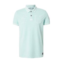 CAMP DAVID Poloshirt Herren Gr&ouml;&szlig;e XL navy / mint / wei&szlig;
