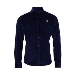 U.S. Polo Assn. Hemd Herren Gr&ouml;&szlig;e XL blau / wei&szlig;