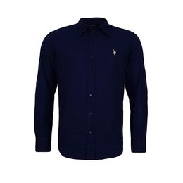 U.S. Polo Assn. Hemd Herren Gr&ouml;&szlig;e XL blau / wei&szlig;