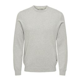 Only & Sons Only & Sons Pullover 'ONSLoui' Herren Gr&ouml;&szlig;e M hellgrau