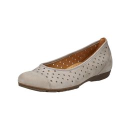 Gabor Ballerina Damen Gr&ouml;&szlig;e 42.5 dunkelbeige Sommerschuhe