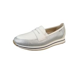 Mephisto Slipper 'Lya' Damen Gr&ouml;&szlig;e 36 silber / wei&szlig;