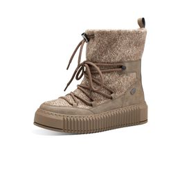 Marco Tozzi Snowboots Damen Gr&ouml;&szlig;e 37 taupe / greige Winterschuhe