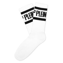 Philipp Plein Socken Damen Gr&ouml;&szlig;e 36/38 schwarz / wei&szlig;