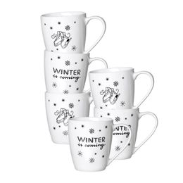 Ritzenhoff & Breker Ritzenhoff & Breker Henkelbecher Winter Is Coming 360 ml 6er Set