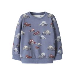 name it Sweatshirt Jungen Gr&ouml;&szlig;e 80 opal / anthrazit / hellgrau / merlot