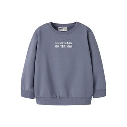 name it Sweatshirt Jungen Gr&ouml;&szlig;e 92 opal / wei&szlig;