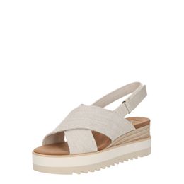 Toms Shoes TOMS Sandale Damen Gr&ouml;&szlig;e 42 creme