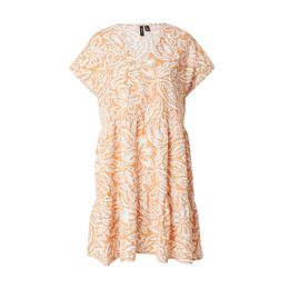 V&eacute;ro Moda Vero Moda Kleid 'NETHE' Damen Gr&ouml;&szlig;e 36 beige / dunkelbeige / orange