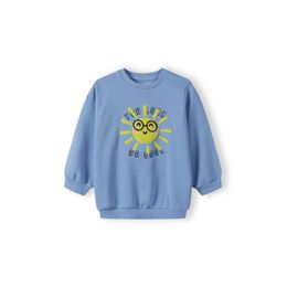 MINOTI Sweatshirt M&auml;dchen Gr&ouml;&szlig;e 86/92 hellblau / gelb / schwarz
