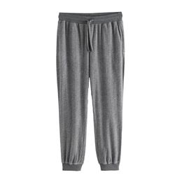 next Pyjamahose Herren Gr&ouml;&szlig;e L grau / wei&szlig;
