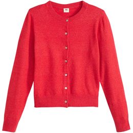 Levi's Levi's 'Supersoft Crewneck Cardigan' Damen Gr&ouml;&szlig;e L knallrot