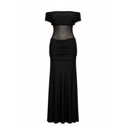 Goddiva Abendkleid Damen Gr&ouml;&szlig;e 42 schwarz Winterkleid