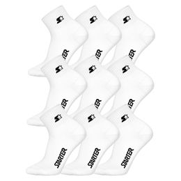 starters Starter Socken Damen Gr&ouml;&szlig;e 43/46 schwarz / wei&szlig;
