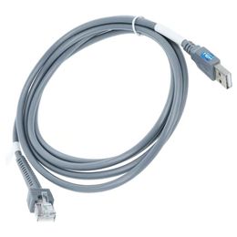 vhbw USB- RJ-45 Cable,for Barcode Scanner Datalogic CAB-412 90A051922 Quickscan QM2100 Kabel