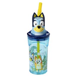 Topolino Bluey Trinkflasche mit Strohhalm