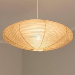 PR Home H&auml;ngelampe Yuni, beige, Papier, &Oslash; 58 cm, E27