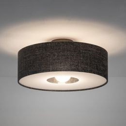 Deckenleuchte Amarela M, schwarz Melange, Textil, E27