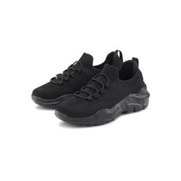 active by Lascana LASCANA ACTIVE Sneaker 'Halbschuh, Freizeitschuh, Turnschuhe, Slip-On-Sneaker,' schwarz Gr. 37 f&uuml;r Damen