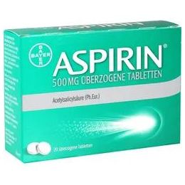 BAYER Aspirin 500mg &Uuml;berzogene Tabletten 20 ST