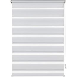 OTTO HOME Seitenzugrollo &raquo;Duo Klemmrollo Easyfix&laquo; Lichtschutz Sichtschutz ohne Bohren freih&auml;ngend halbtransparent, vormontiert auf Montageschiene...
