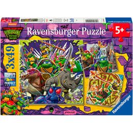 Ravensburger Puzzle »Teenage Mutant Ninja Turtles, Ninja Turtles« 3 x 49 Teile; Made in Europe; FSC - schützt Wald - weltweit bunt