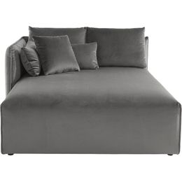 OTTO home Ottomane &raquo;N&ouml;re&laquo; Lounge-Modul - zum eigenen Zusammenstellen, Breite 138cm, Tiefe 168cm grau 100% Polyester