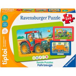Ravensburger Puzzle »tiptoi 3 erste Puzzles: Fahrzeuge« Made in Europe bunt