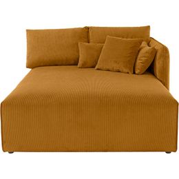 OTTO home Ottomane &raquo;N&ouml;re&laquo; Lounge-Modul - zum eigenen Zusammenstellen, Breite 138cm, Tiefe 168cm gelb 92% Polyester, 8% Polyamid