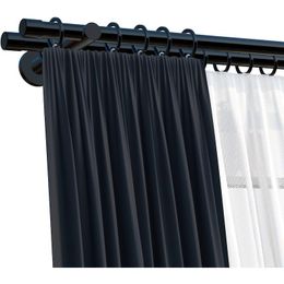 OTTO HOME Gardinenstange »Tanbul« 2 läufig-läufig Fixmaß schwarz B/L: 320 cm