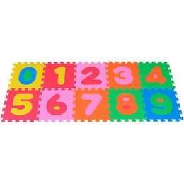 KNORRTOYS Puzzle »Zahlen« Puzzlematte, Bodenpuzzle bunt