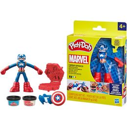Hasbro Knetform-Set »Play-Doh, Marvel Captain America Stempel-Schild« bunt