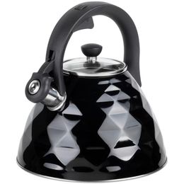RESTO KITCHENWARE Wasserkessel »Almaaz, im Geschenkkarton« 2 Stk. tlg. Edelstahl 18/10 schwarz