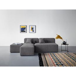 Home Affaire Ecksofa »Sundstrup L-Form« Modulserie, individuelle Zusammenstellung anthrazit