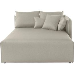 OTTO home Ottomane &raquo;N&ouml;re&laquo; Lounge-Modul - zum eigenen Zusammenstellen, Breite 138cm, Tiefe 168cm beige 100% Polyester