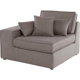 OTTO home Sofaelement &raquo;Florid&laquo; als Teil eines Modulsofas,, fester Sitzkomfort, auch in Cord beige Baumwollmix (60% Baumwolle/40% Leinen);Struktur fein
