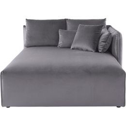 OTTO home Ottomane &raquo;N&ouml;re&laquo; Lounge-Modul - zum eigenen Zusammenstellen, Breite 138cm, Tiefe 168cm grau 100% Polyester