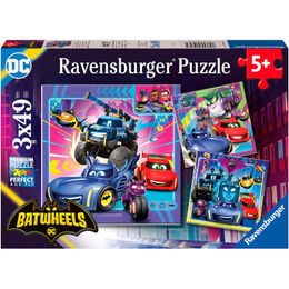Ravensburger Puzzle »An alle Batwheels!« 3 x 49 Teile; Made in Europe bunt