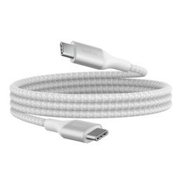 Belkin USB-Kabel »BOOST CHARGE 240W USB-C auf USB-C Kabel, 1m« USB Typ C 100 cm Weiß Vom USB-IF wurde Kompatibilität mit USB 2.0 zertifiziert