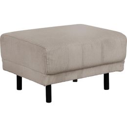 Home Affaire Polsterhocker &raquo;AGNIA B/T/H: 70/64/43 cm&laquo; passend zur Serie, auch in Cord und Boucl&eacute; grau 100% Polyester