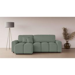 Home Affaire Ecksofa »FELICI, Schlafsofa 233cm, L-Form mit Recamiere beidseitig montierbar« Designsofa mit Bettfunktion und Bettkasten, Maße B/T/H:...