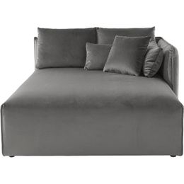 OTTO home Ottomane &raquo;N&ouml;re&laquo; Lounge-Modul - zum eigenen Zusammenstellen, Breite 138cm, Tiefe 168cm grau 100% Polyester
