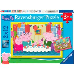 Ravensburger Puzzle »Zeit zu feiern!« 2x12 Teile; Made in Europe bunt