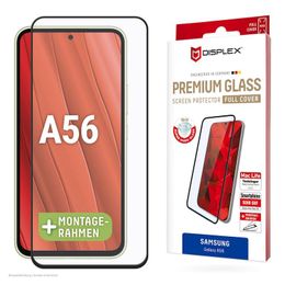 Displex Displayschutzglas »Premium Glass Screen Protector (Full Cover)« für Samsung Galaxy A56 Displayschutzfolie, Schutzfolie, Bildschirmschutz,...