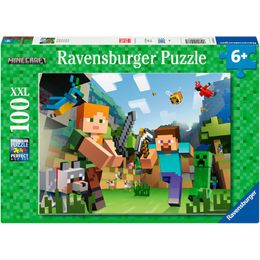 Ravensburger Puzzle »Minecraft, Steve und Alex« 100 XXLTeile; Made in Germany bunt