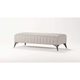 Home Affaire Polsterhocker &raquo;MATTHEW Sitzhocker XXL, Ma&szlig;e B/T/H: 140/60/43 cm&laquo; Steppung, belastbar bis 180 kg beige 100% Polyester