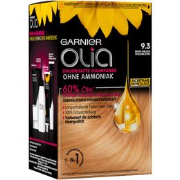 Garnier Coloration »Olia dauerhafte Haarfarbe« mit pflegender Formel 9.3 Sehr helles goldblond In weiteren, modernen Farbtönen erhältlich