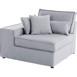 OTTO home Sofaelement &raquo;Florid&laquo; als Teil eines Modulsofas,, fester Sitzkomfort, auch in Cord silber Baumwollmix (60% Baumwolle/40% Leinen);Struktur 
